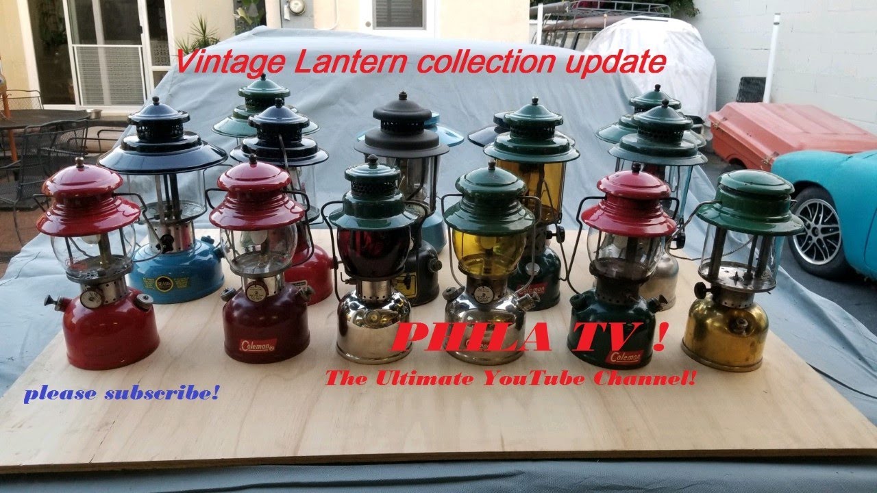 COLEMAN LANTERN COLLECTION UPDATE. PHILA TV!