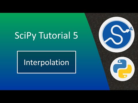 SciPy tutorial 5: Interpolation