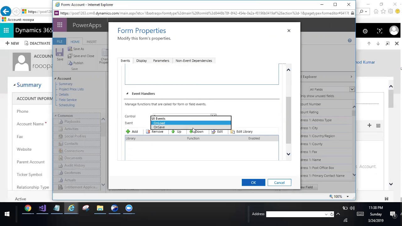 How to use the getFormContext JS Method in Dynamics 365 v9