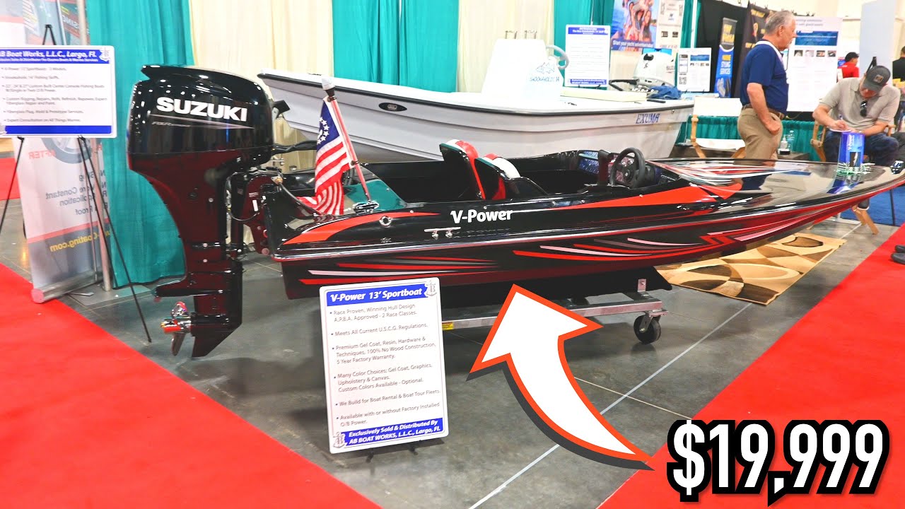 This Brand NEW Speed Boat is less than $20,000  Ready to go fast on the water. ( FLIBS 2022 )