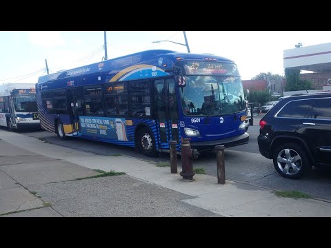 2018 NFI XDE40 #9501 as B47 - Bedford Stuyvesant | Woodhull Hospital