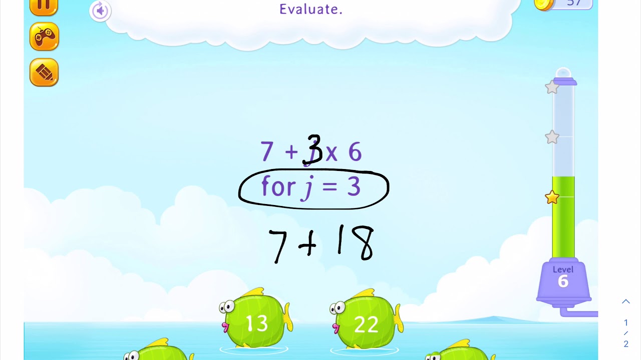 SplashLearn- Evaluating Expressions Help!!