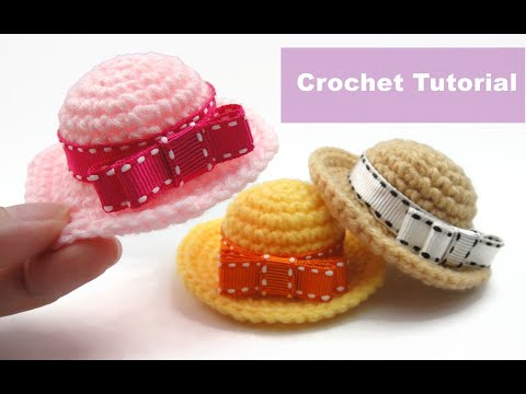 Easy Crochet Amigurumi Tutorial - Doll Hat