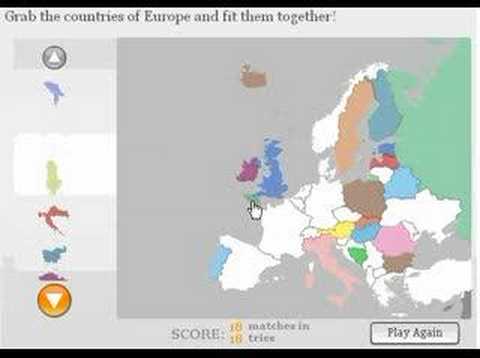 Europe map test