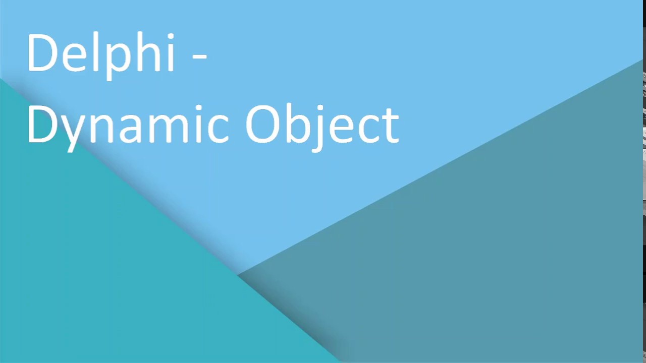 Delphi - Dynamic Object with event handler