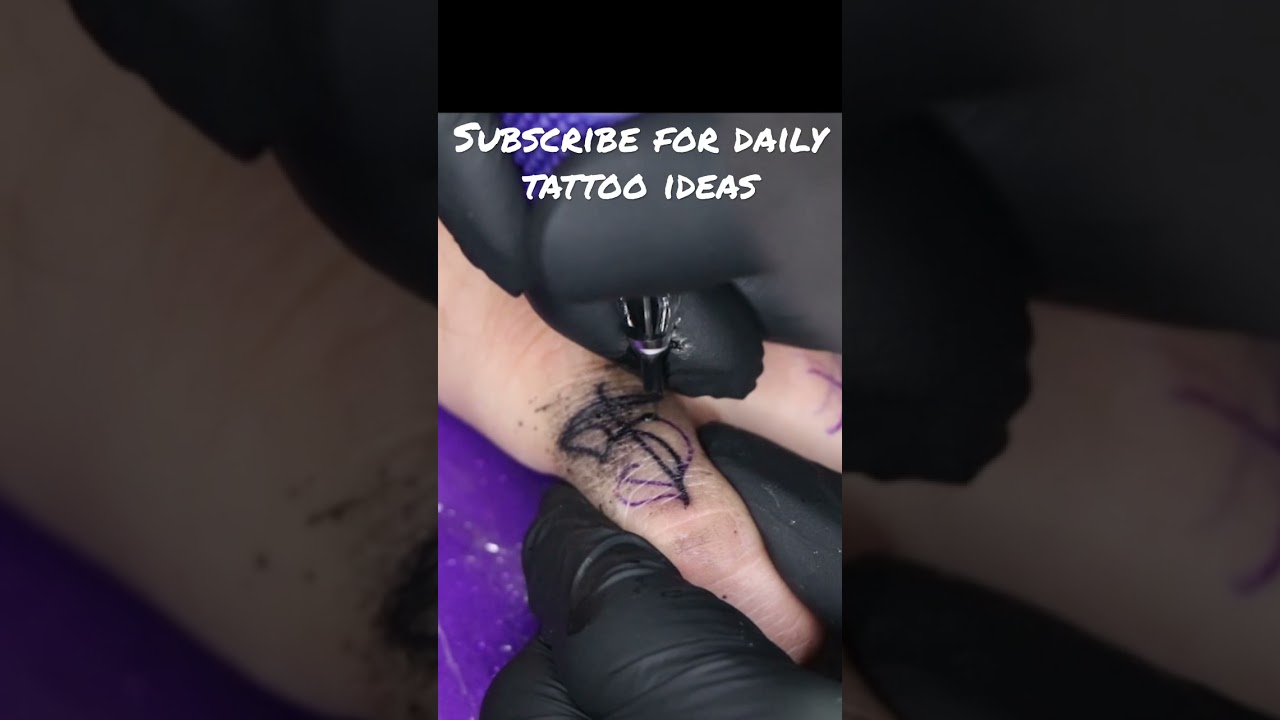 Traditional #tattoo across his knuckles