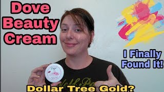Dove Beauty Cream: Dollar Tree Gold?