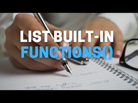 List all built-in functions | Python