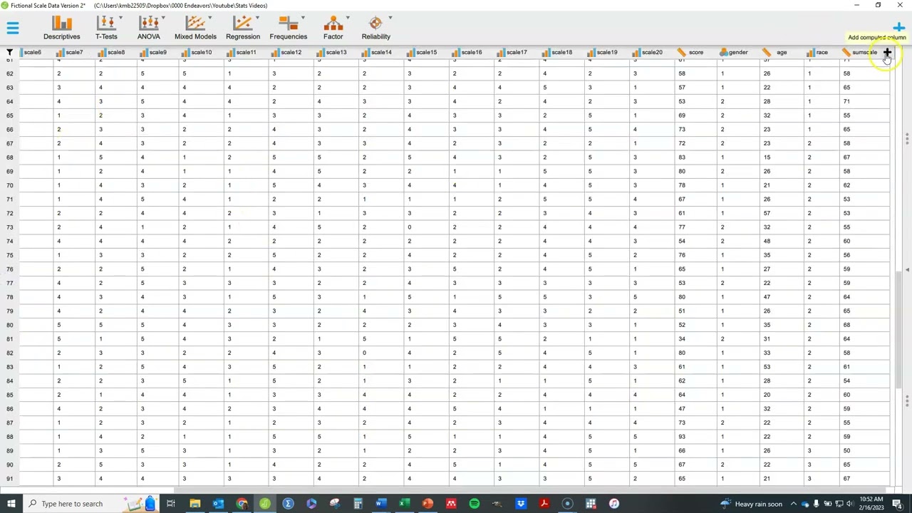 Multiple Linear Regression MLR in JASP Software