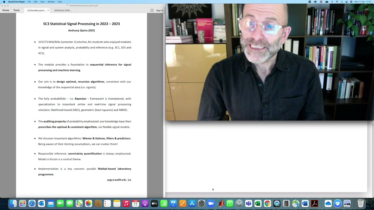 5C3 Statistical Signal Processing