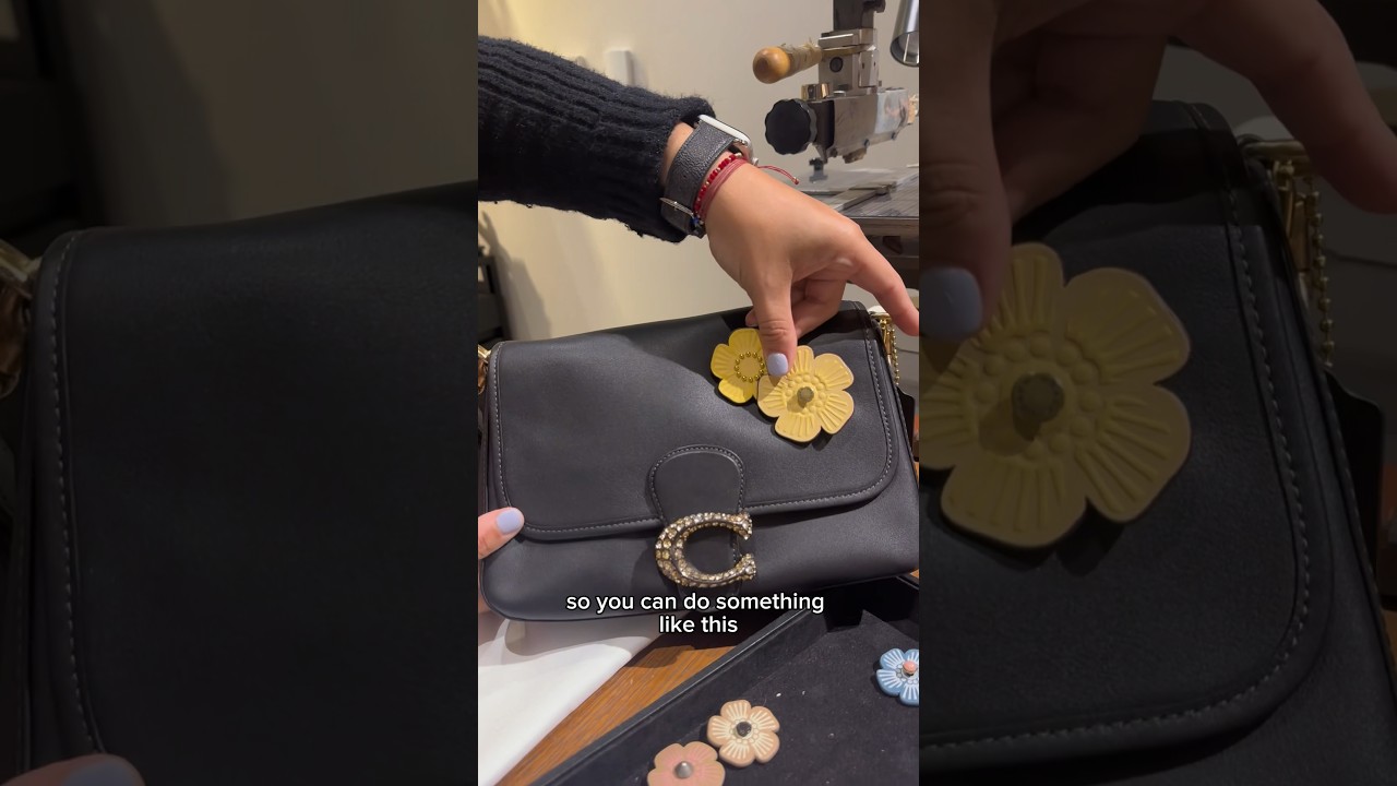 Elevate your bag’s style! 🌼 #CoachNY #Customization