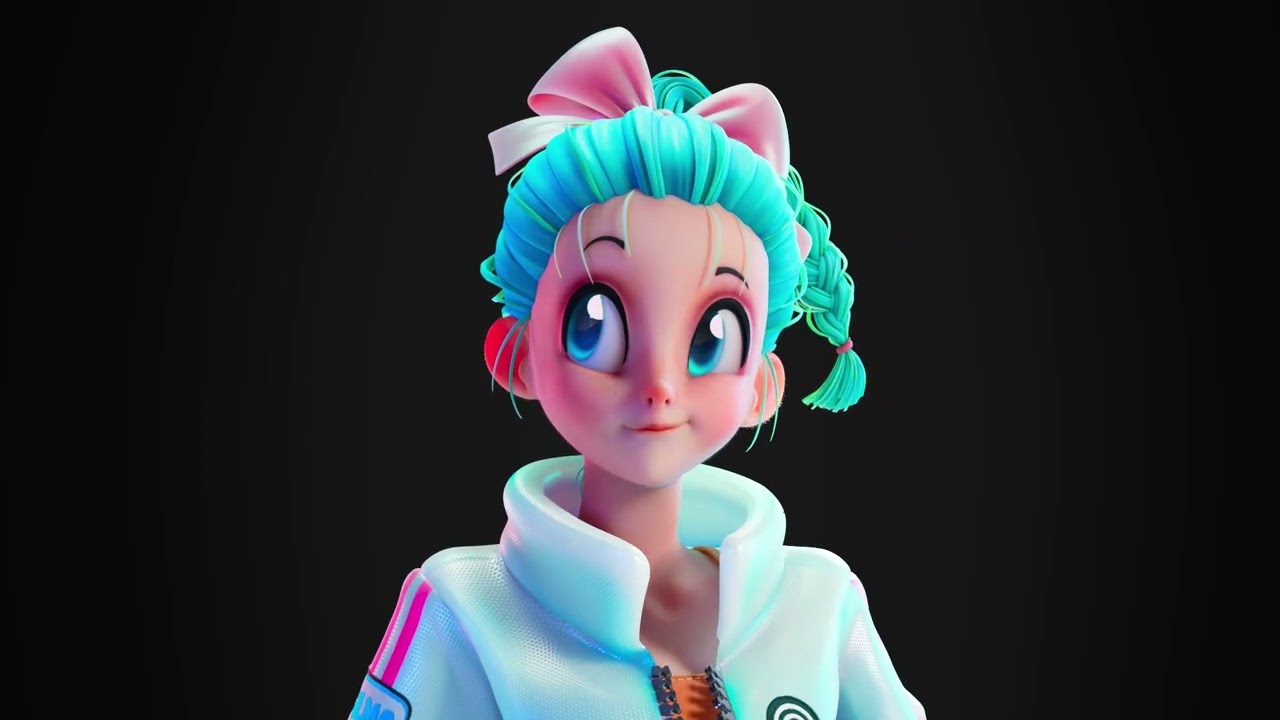 Bulma Face Detail by Renato Becker