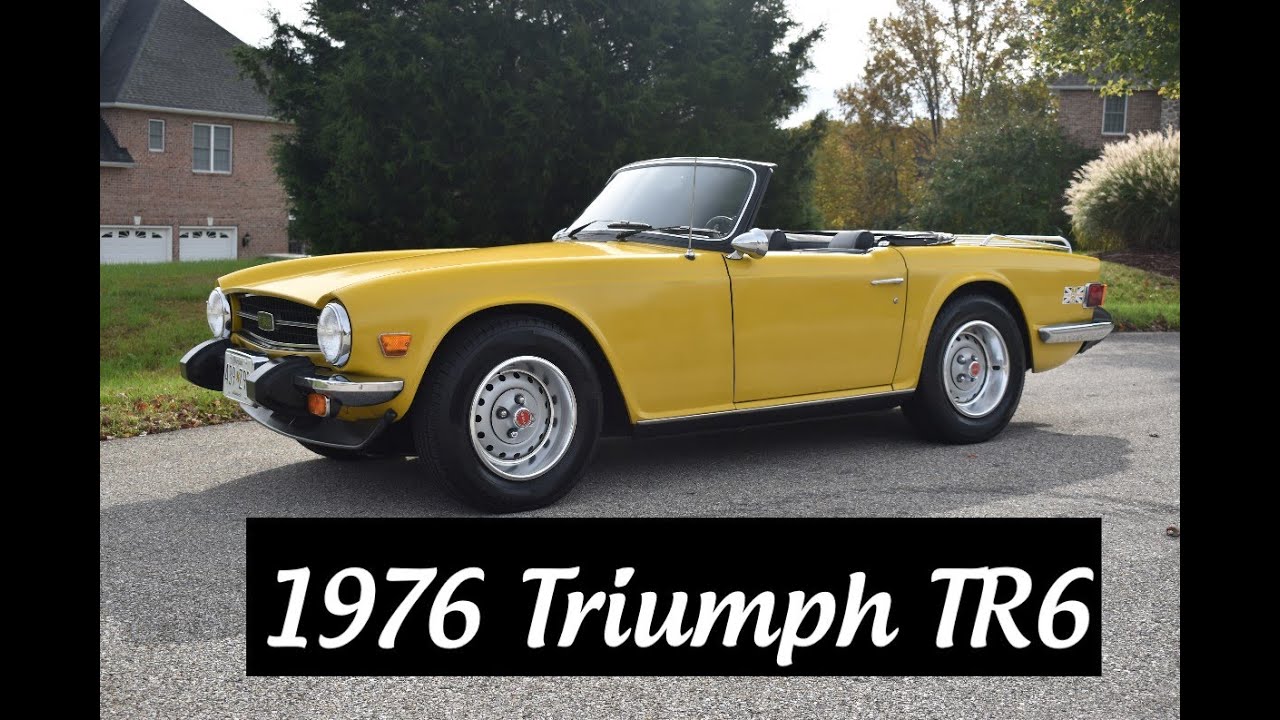 Original Paint: 1976 Triumph TR6 Survivor | Barn Finds