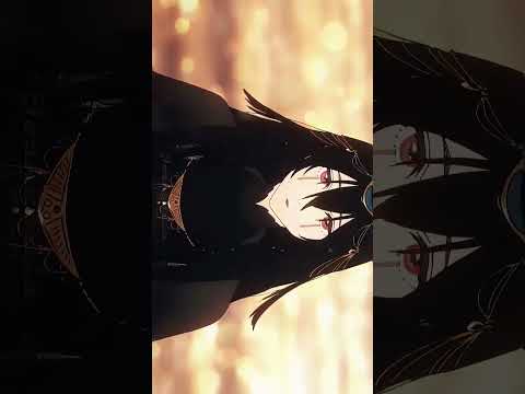 White Hair guy x black hair girl #anime #4k #edits