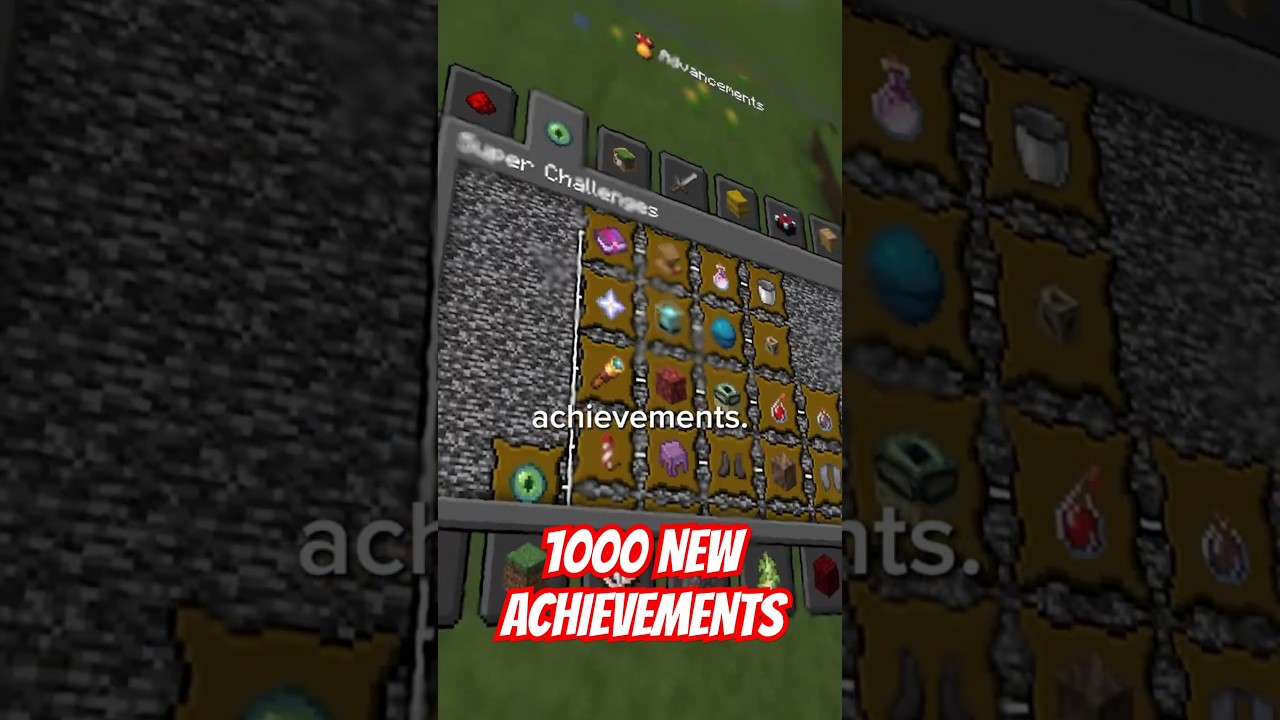 🚨 1000 NEW ACHIEVEMENTS with this Datapack ✨