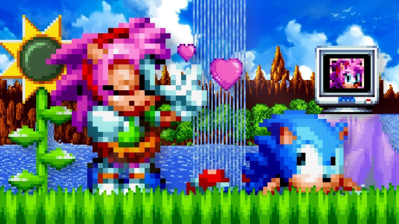 Sonic Mania Plus: Playable Amy