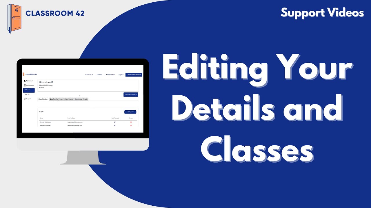 Support – Classroom 42