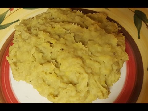 Dominican Mashed Plantains (known as Mangu)