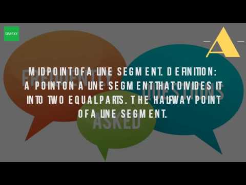 What Is The Definition Of A Midpoint?