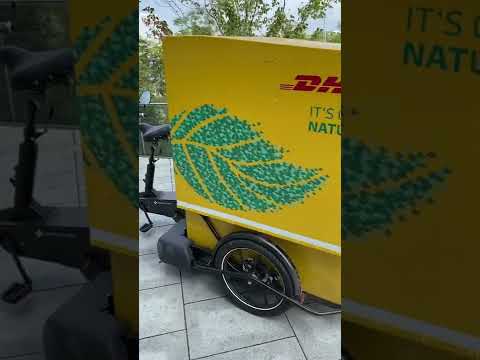 Cool DHL delivery vehicle
