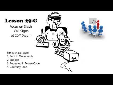 Lesson 29g - Slash - Call Signs