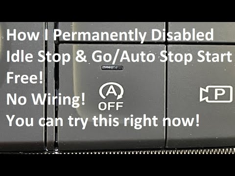 How to Permanently Disable Auto Start Stop / Idle Stop and Go. Free! Fast. Easy. No Wiring!