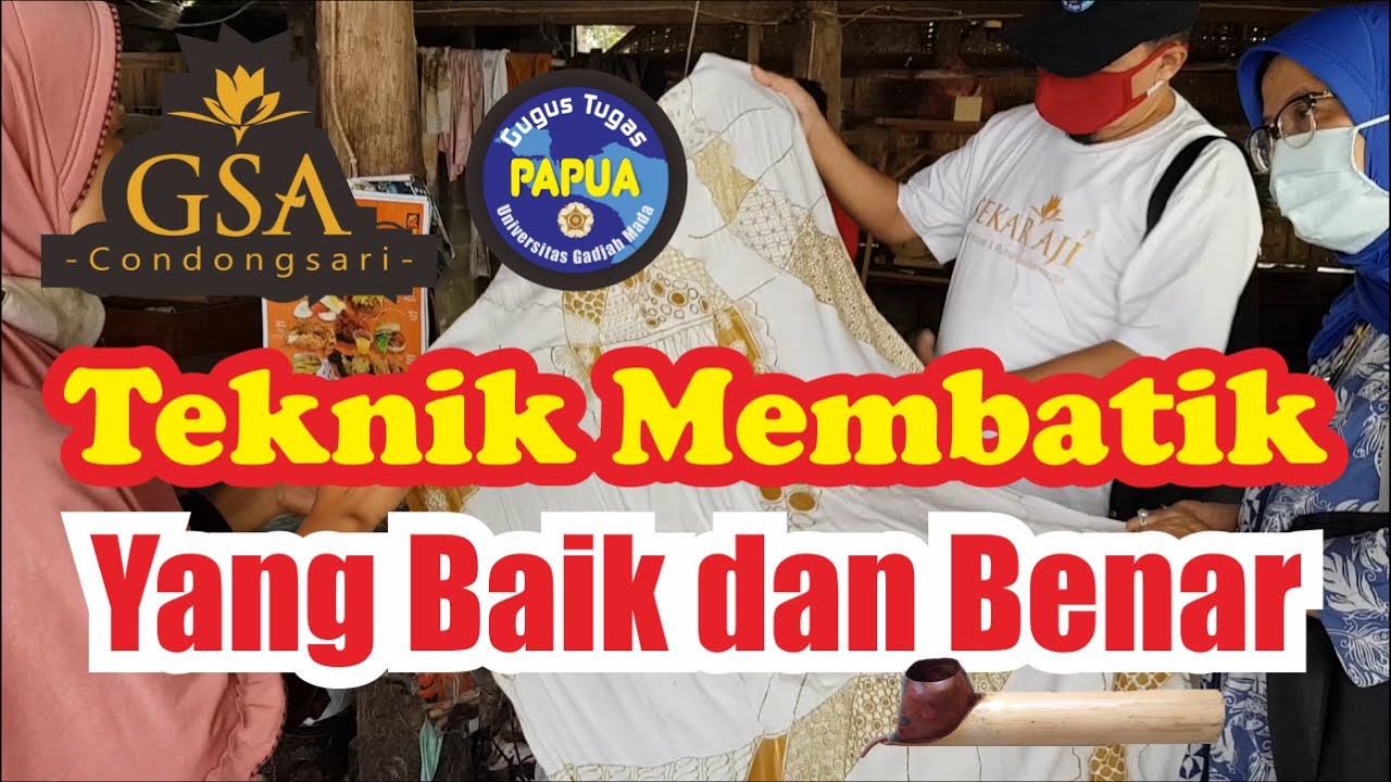 Teknik membatik yang baik dan benar