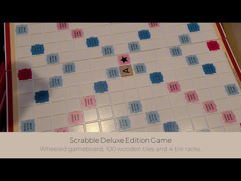 In Hand Review of Scrabble Deluxe Edition Game