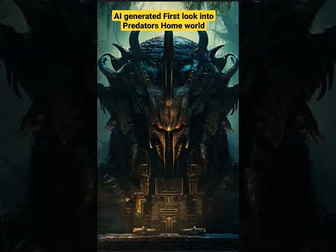 AI generated Predators Home world | Temples | Weapons. see full video #reels #shorts #ai #aiart