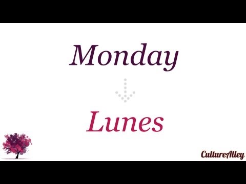 Basic Spanish | Lesson 18 | Days of the week (Friday, Saturday, Sunday)