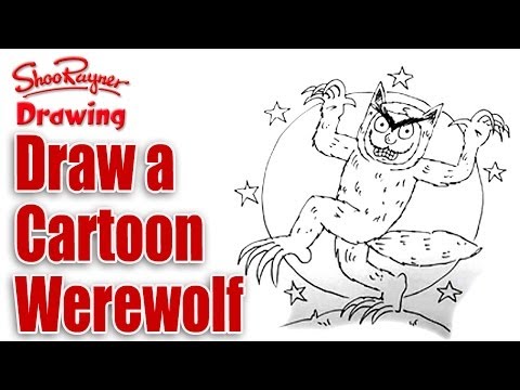 How to draw a werewolf! – Shoo Rayner