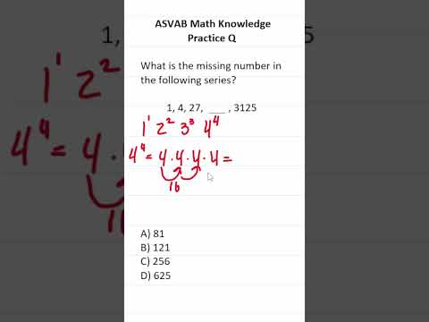 ASVAB/PiCAT Math Knowledge Practice Test Question: Series and Sequences