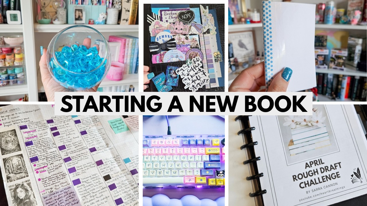 Rough Draft Challenge Prep ✨📖 Notebooks,  Index Cards, & A Plotting Grid