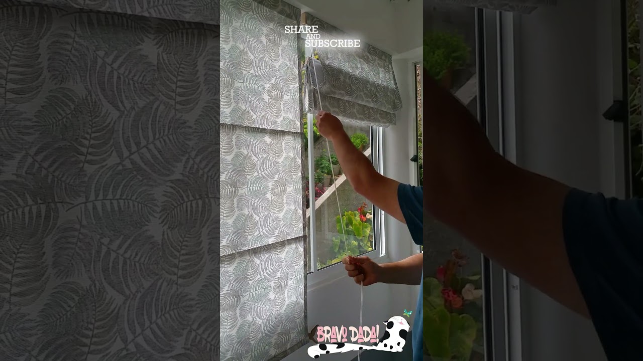 Roman Shades - Beautiful Handmade Window Blinds - DIY Idea *Watch the Sewing Tutorial on My Channel*