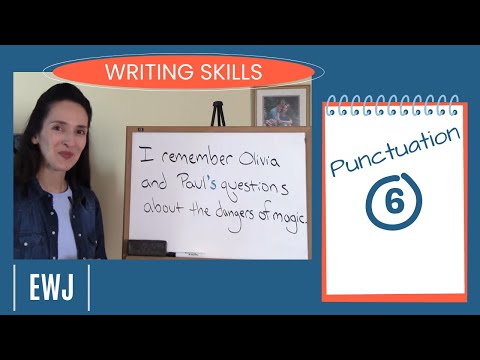 English Writing Skills 6: Apostrophes and Commas