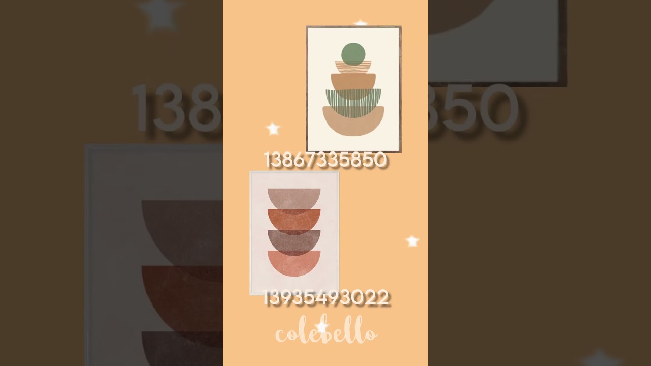 boho DECAL CODES for bloxburg!!