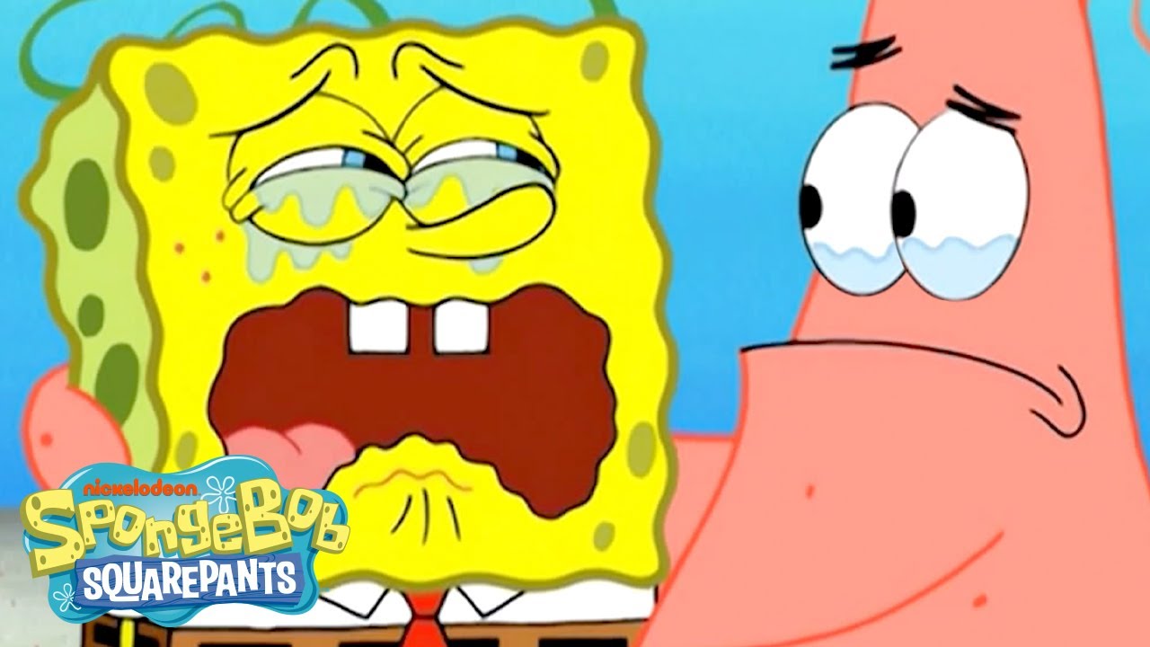 SpongeBob Characters CRYING for 90 Minutes Straight 😭 | SpongeBob