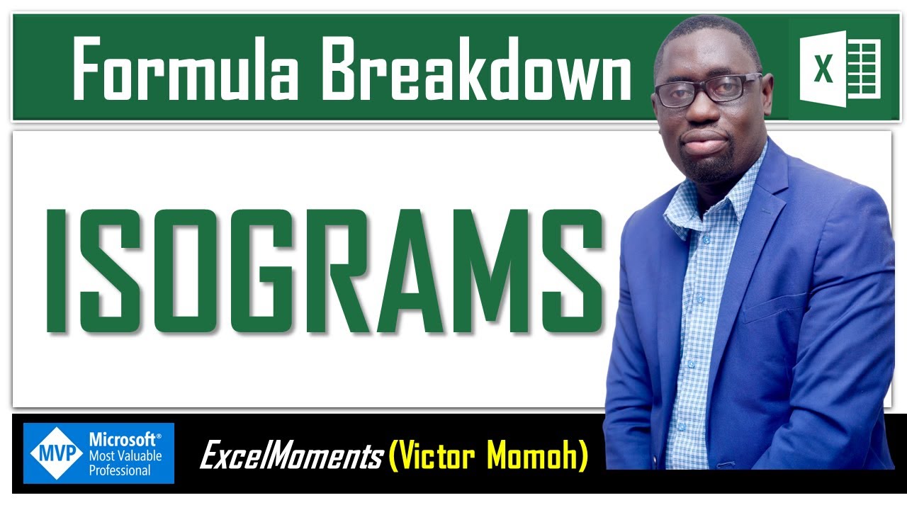 Excel formula challenges - Isograms
