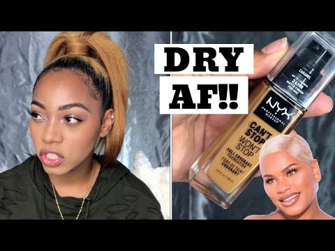 NYX CANT STOP WONT STOP FOUNDATION REVIEW! | *Caramel