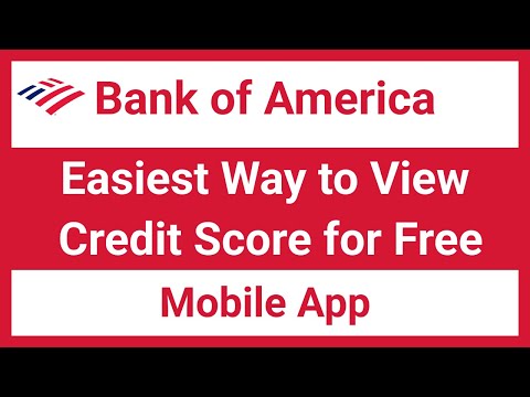 How to View Credit Score on Bank of America Mobile App for Free