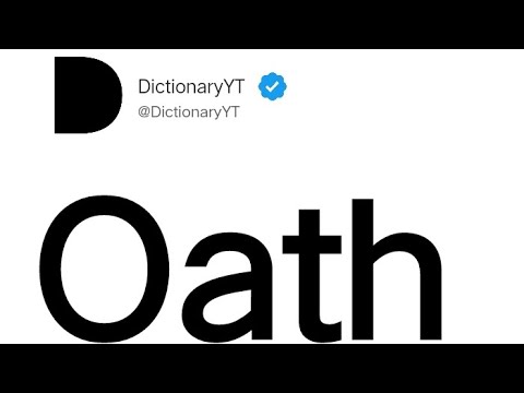 Oath Meaning in English