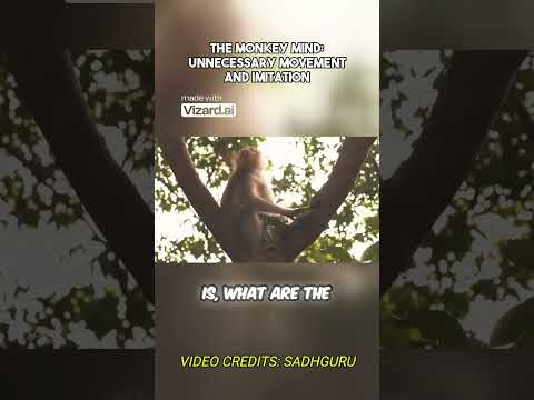 Unleashing the Power of Your Mind: The Monkey Mind in Yoga #YOGA #MONEKY #mindblowingfacts #sadhguru