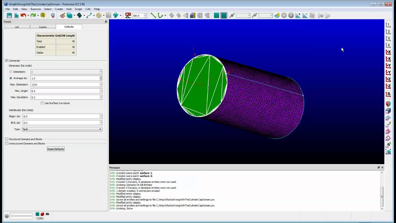 A Common Problem When Meshing Cylinders