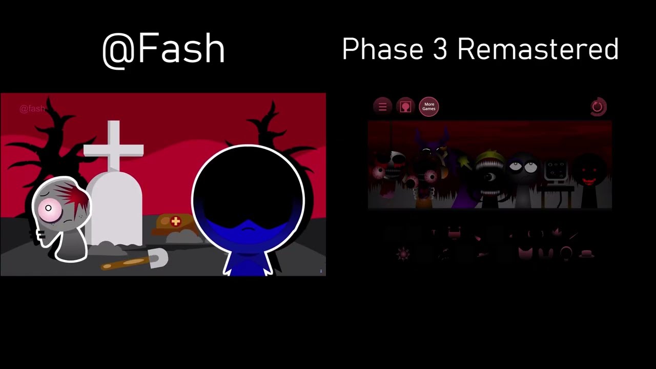 Incredibox Sprunki - Phase 3 Animation | Sprunki Phase 3 Remastered Comparison