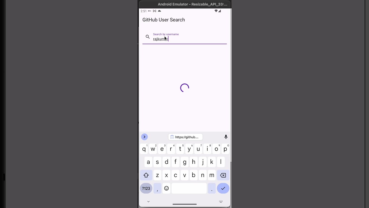Flutter app to search Github users 💻#flutter