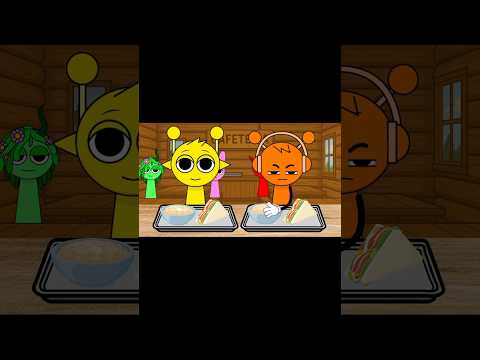 Do you think Oren likes camp food ? 🍱 #sprunki #funnyanimation #food#sprunkiincredibox