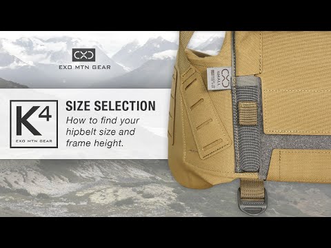 K4 Packs — Size Selection — Exo Mtn Gear