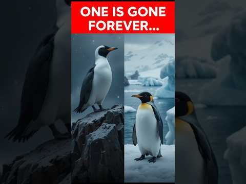 Penguin or Great Auk who Survived? ❄️🕊️#wildlife #animals #penguin
