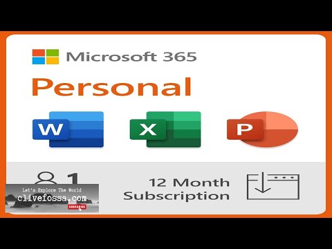 Microsoft 365 Personal 12-Month Subscription 1 person Word Excel PowerPoint Review