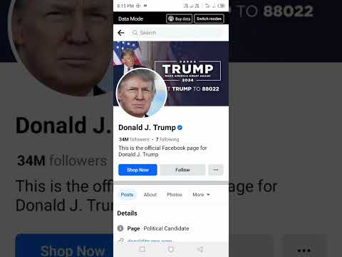 Donald Trump's following on Facebook#politics #usa #donaldtrump #political #newshorts #learnwithboss
